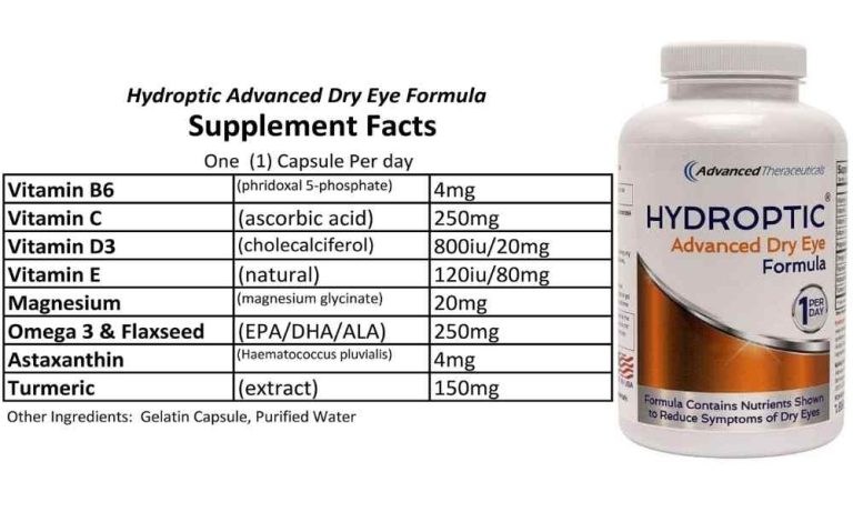 Unveiling The Power Of Hydroptic Advanced Dry Eye Formula: A Detailed ...